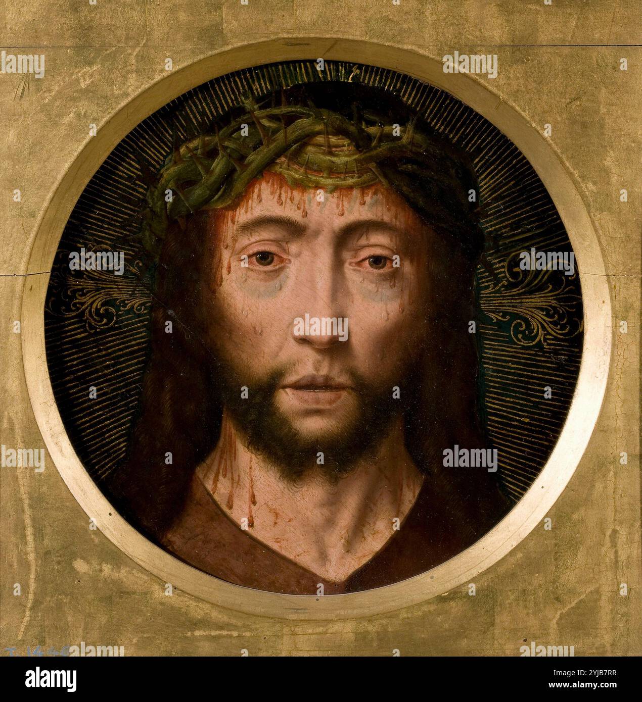 Albert Bouts (Attribution) / 'Head of Christ', 1500-1525, Flemish ...