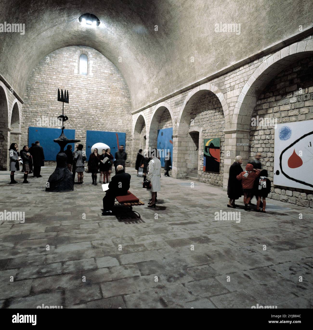 MIRO , JOAN. PINTOR ESPAÑOL. BARCELONA 1893 - 1983. INTERIOR DE LA ...