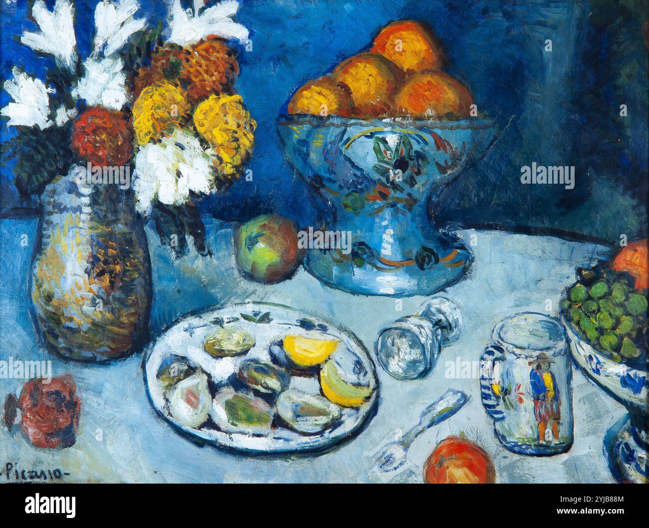 Pablo Picasso / 'Still Life', 1901, Oil on canvas, 60 x 80 cm, MPB 4. ...