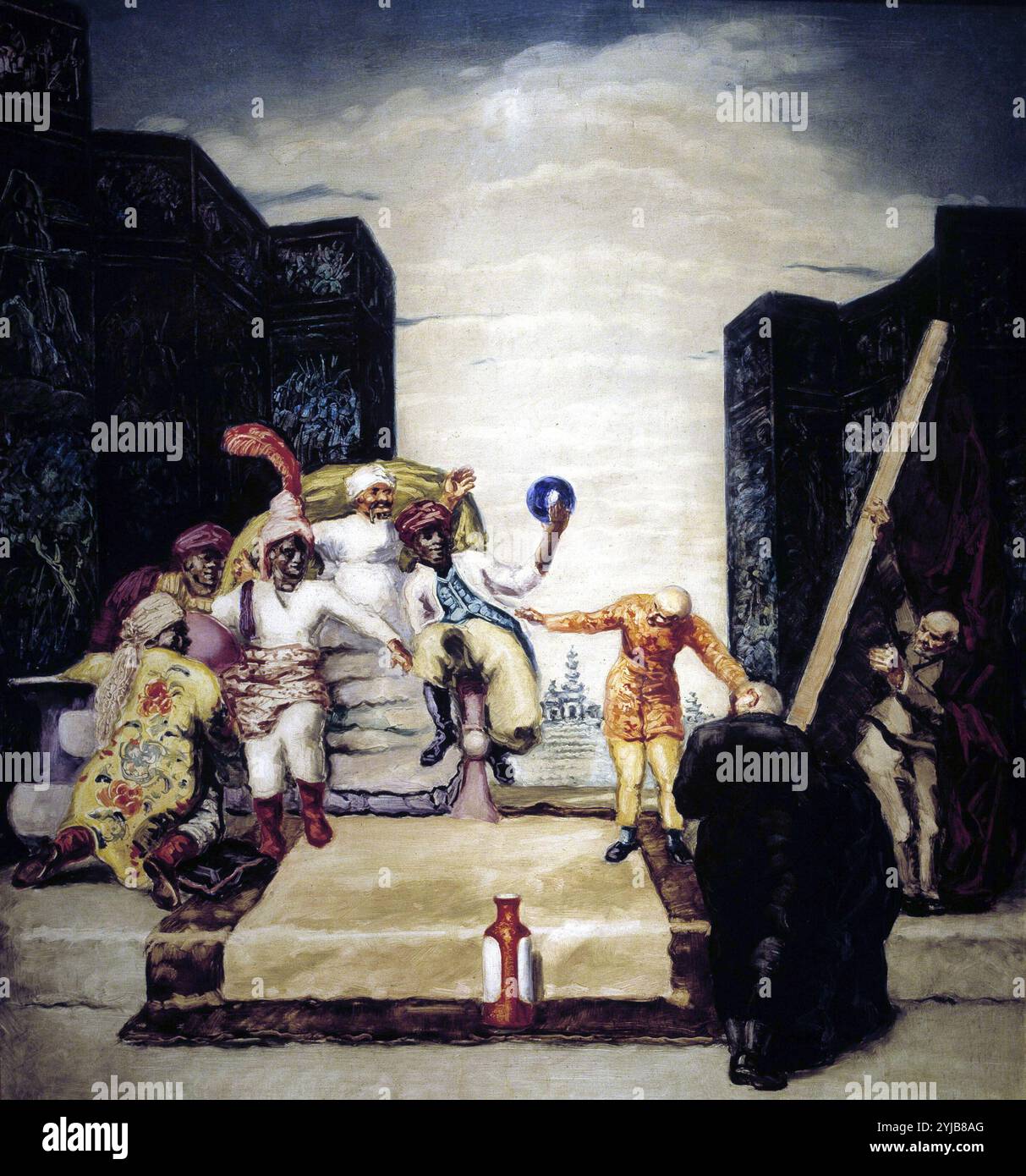 SERT , JOSE MARIA. PINTOR ESPAÑOL. BARCELONA 1874 - 1945. " EJERCICIOS ...