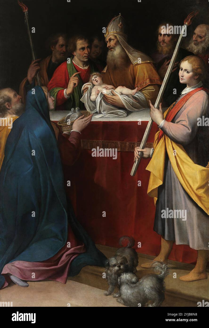 Camillo Procaccini / 'The Presentation of Jesus at the Temple', 17th ...