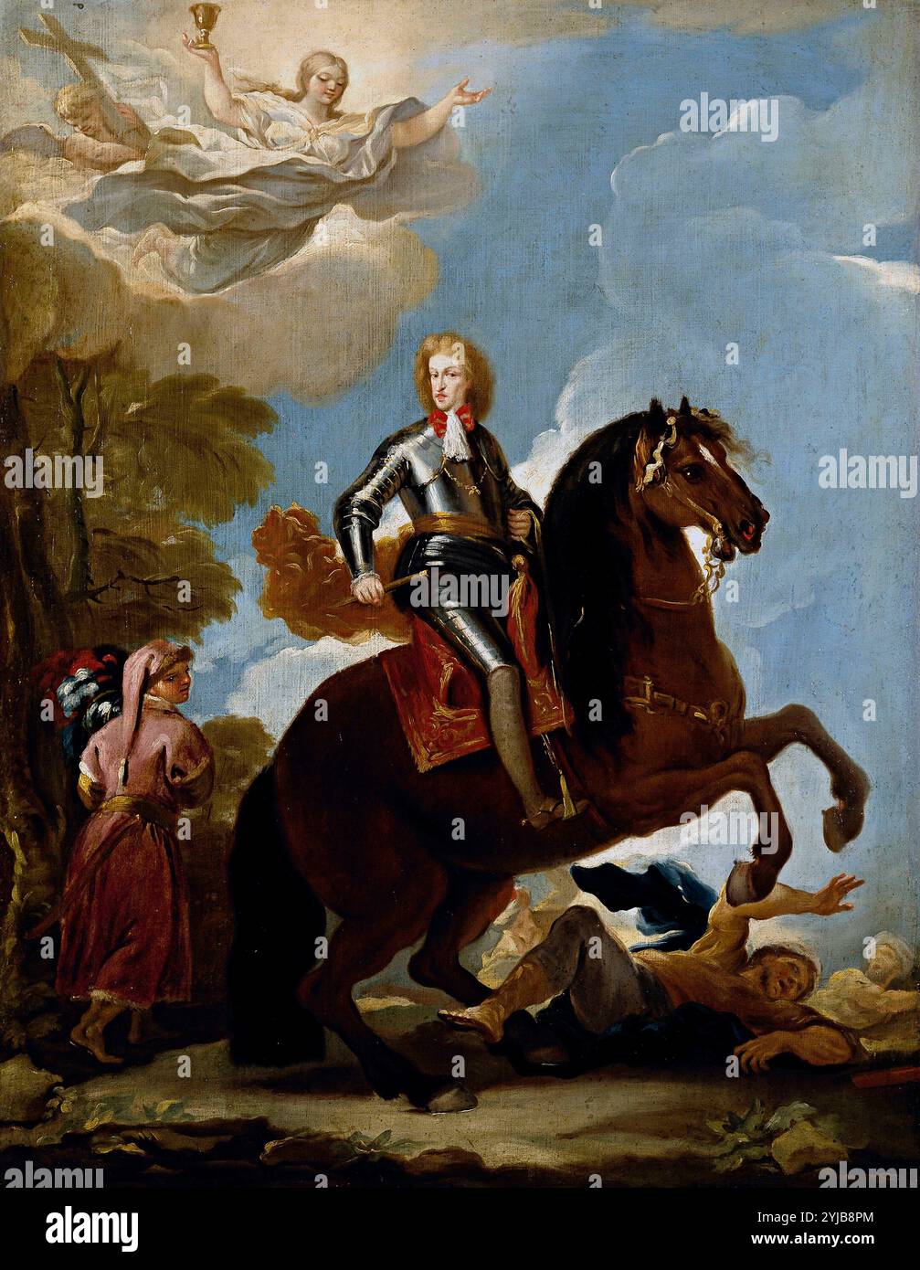 Luca Giordano / 'Charles II of Spain', ca. 1694, Italian School, Oil on ...