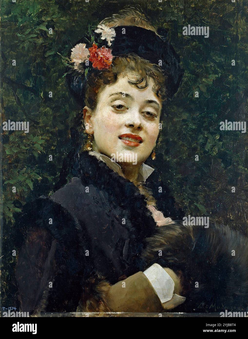 Raimundo de madrazo y garreta portrait woman hi-res stock photography ...
