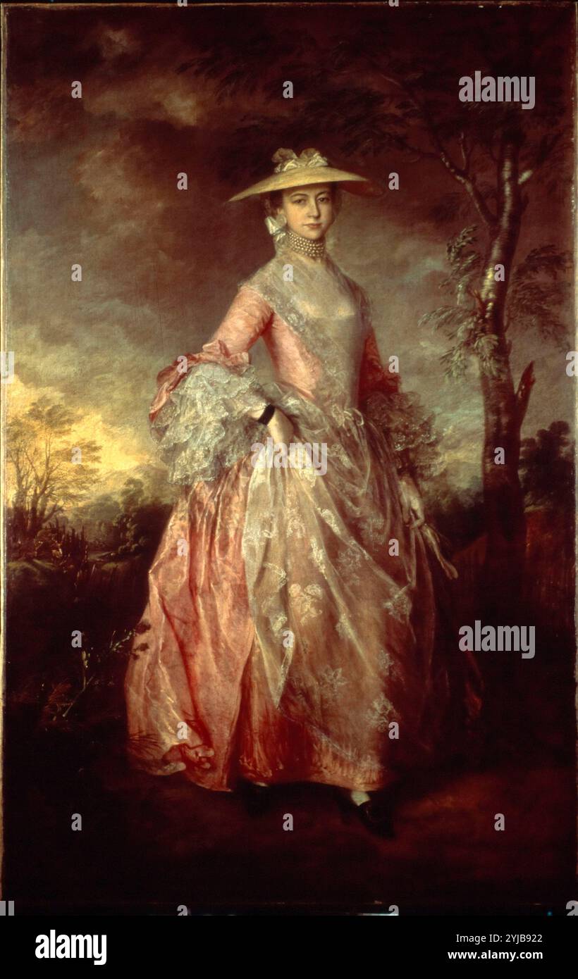Portrait of Mary, Countess Howe, 1760, Oil on canvas, 244 cm x 152 cm ...