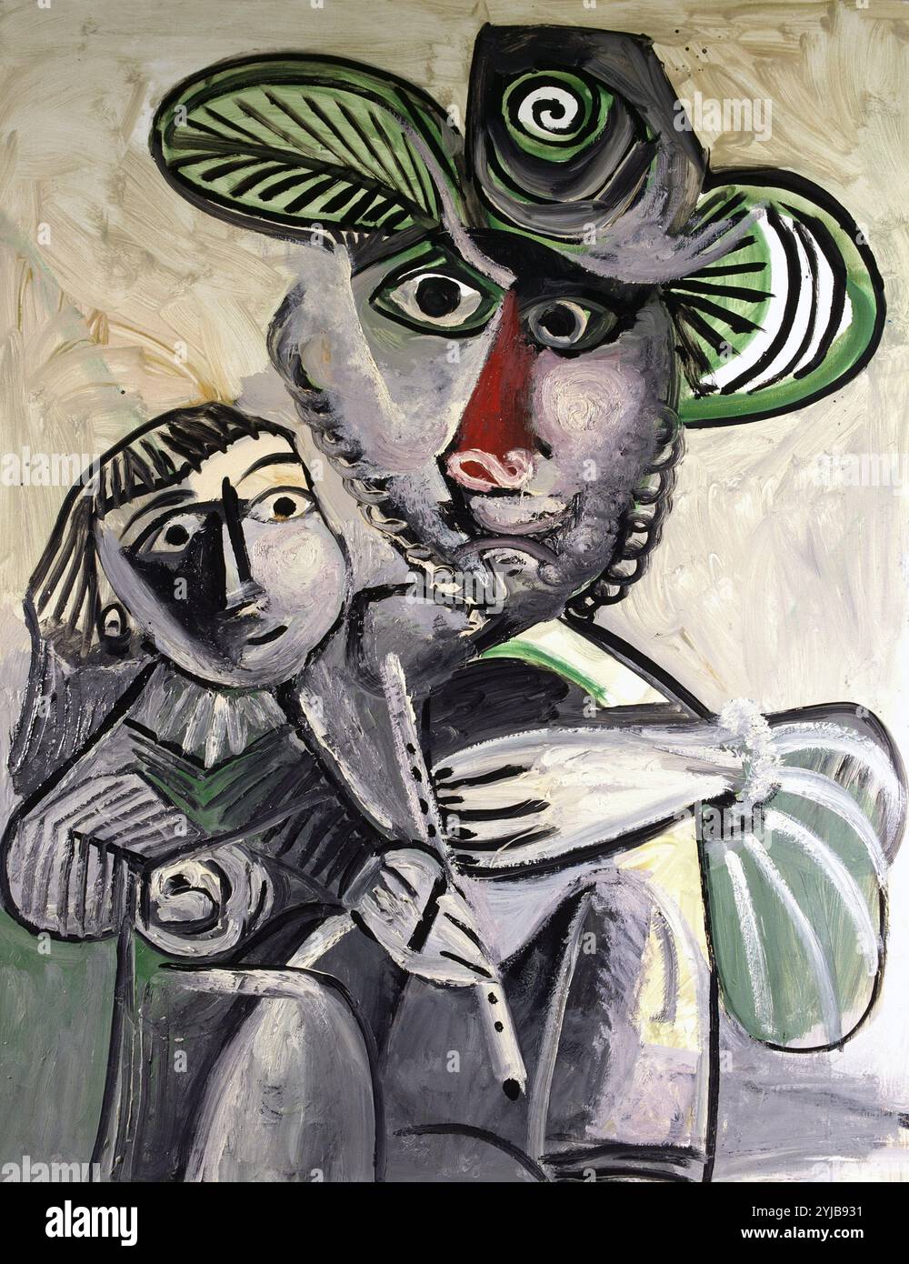 PICASSO , PABLO RUIZ. PINTOR ESPAÑOL. MALAGA 1881 - 1973. " HOMBRE CON ...