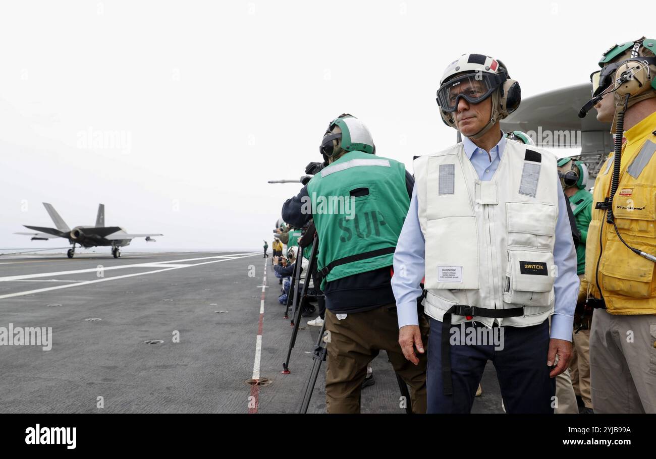South Korea. November 14, 2024. U.S. Ambassador to Japan Rahm Emanuel ...