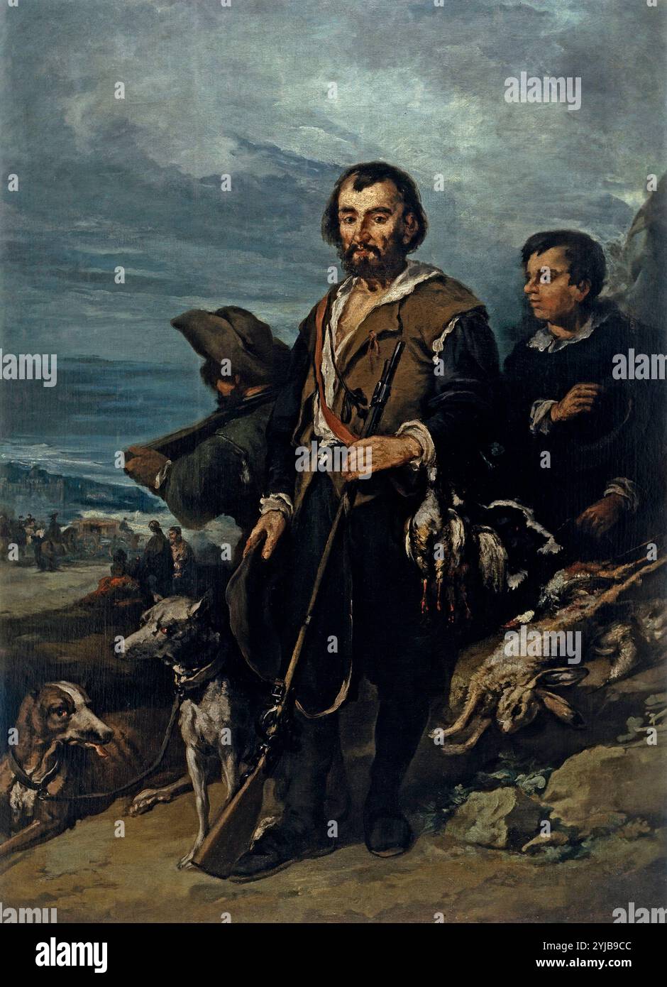 Eugenio Lucas Velázquez / 'The Hunter', Middle 19th century, Spanish ...