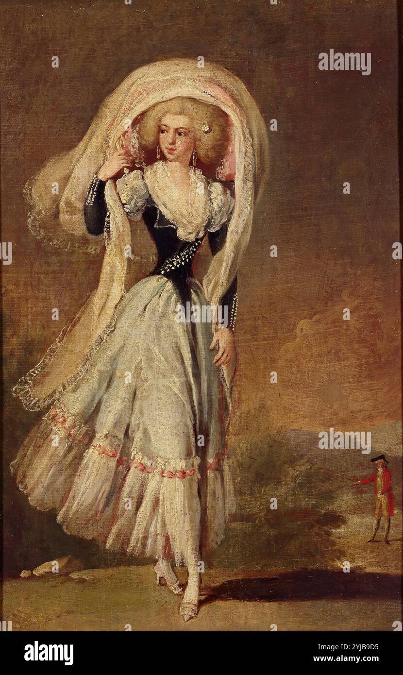Antonio Carnicero / 'Maja de rumbo', 18th century, Spanish School ...