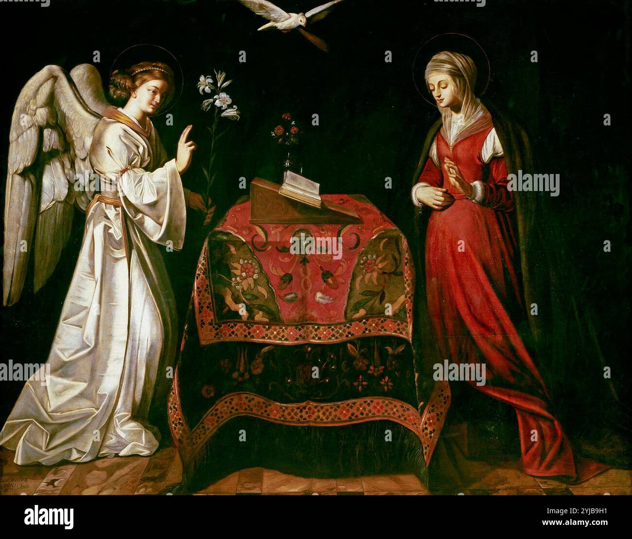 Ludovicus Finsonius / 'The Annunciation', 17th century, Flemish School ...