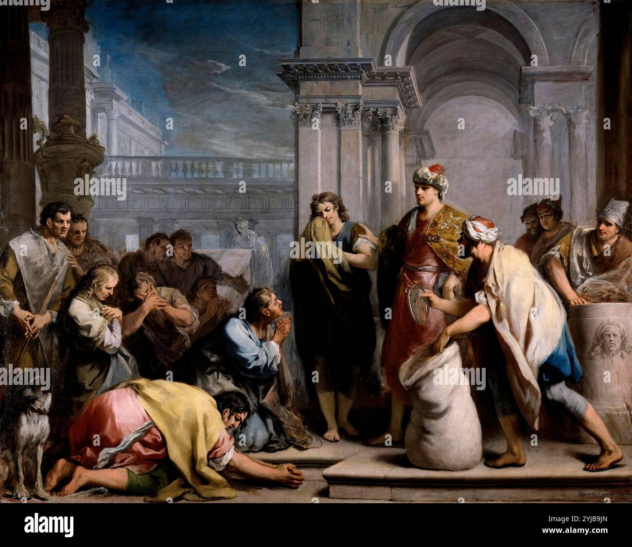 The cup of joseph in the sack of benjamin hi-res stock photography and ...