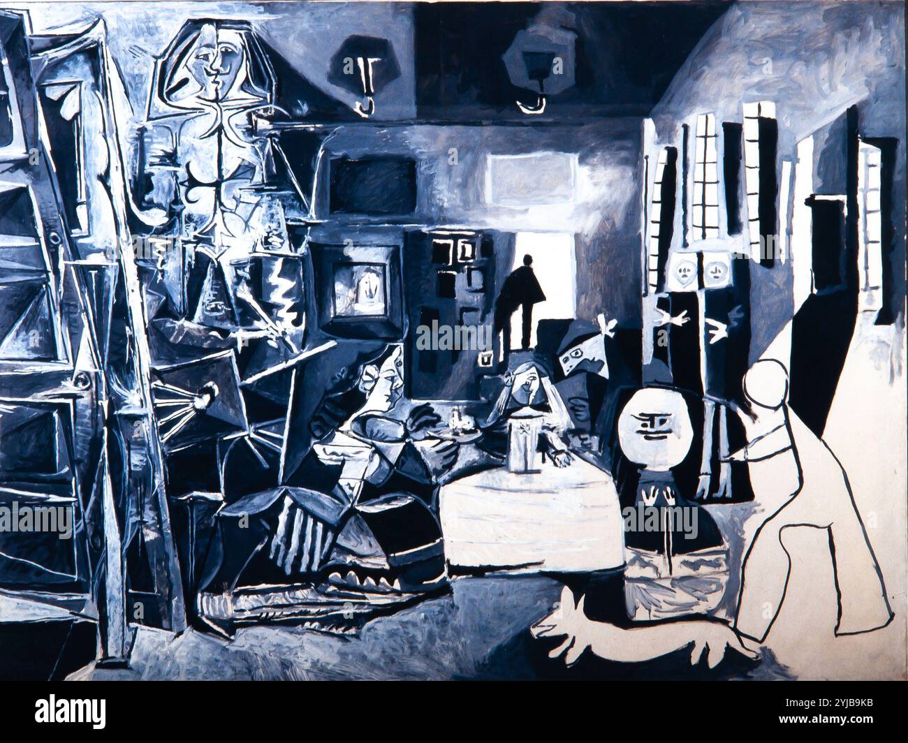 Pablo Picasso / Las Meninas (group)', 1957, Oil on canvas, 194 x 260 cm ...