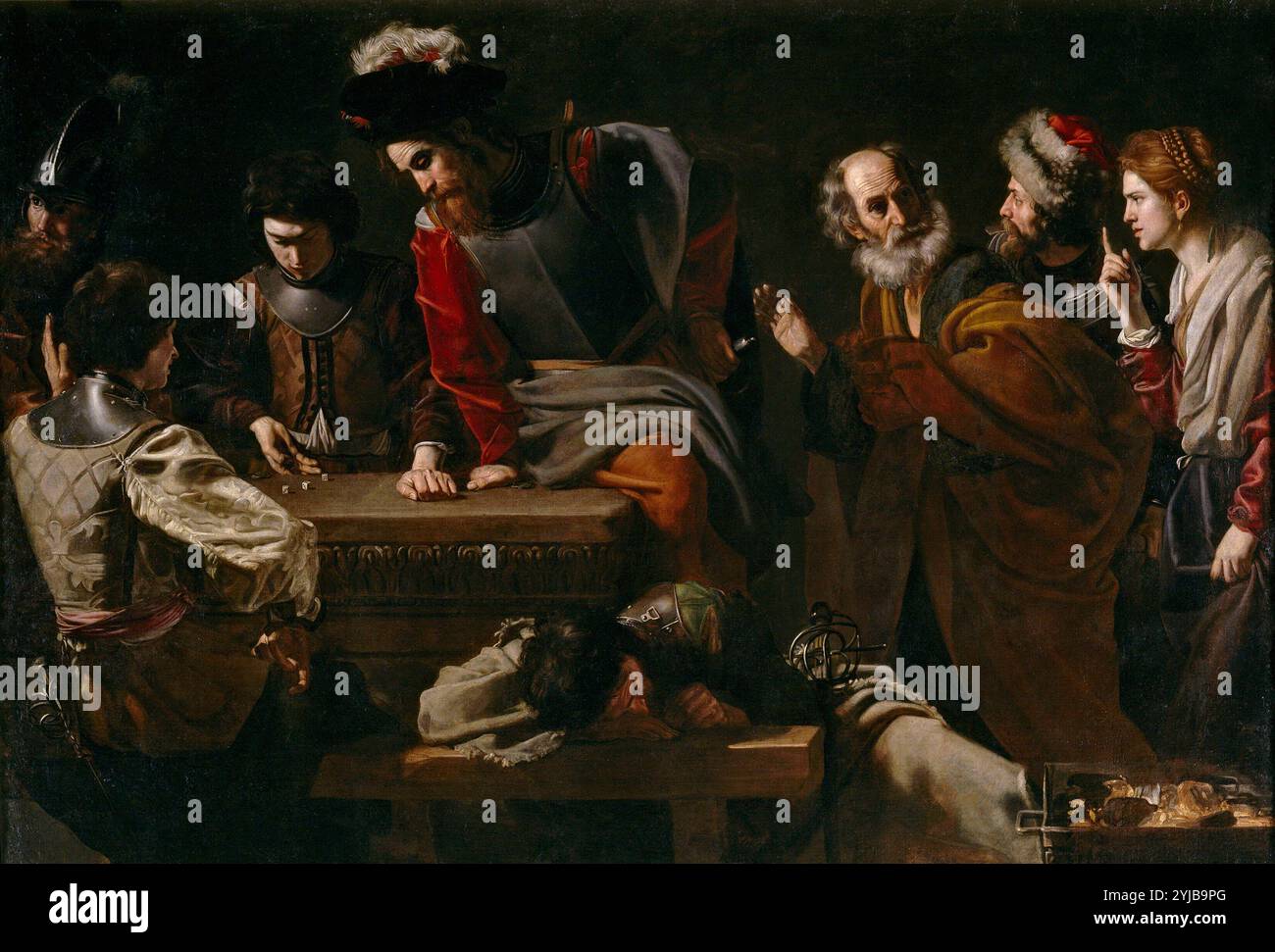 Nicolas Tournier / 'The Denial of Saint Peter', ca. 1625, French School ...