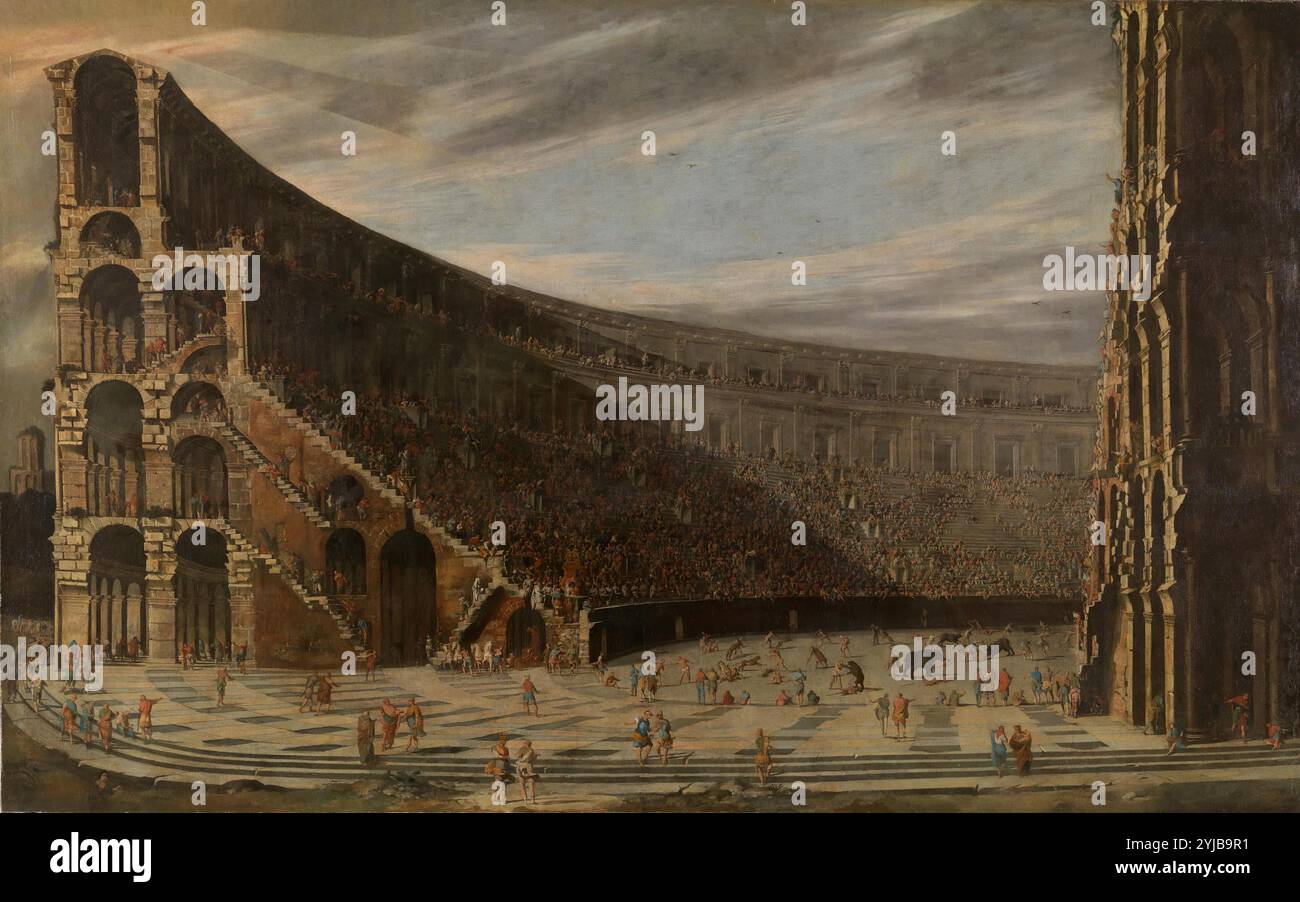 Viviano Codazzi; Domenico Gargiulo / 'Perspective of a Roman ...