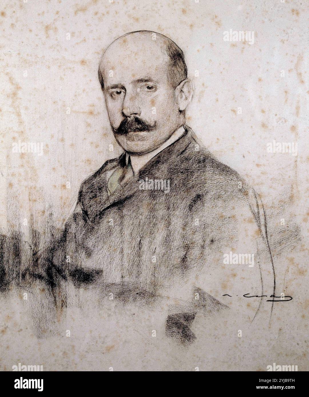 ZULOAGA , IGNACIO. PINTOR ESPAÑOL. EIBAR 1870-1945. DIBUJO DE RAMON ...