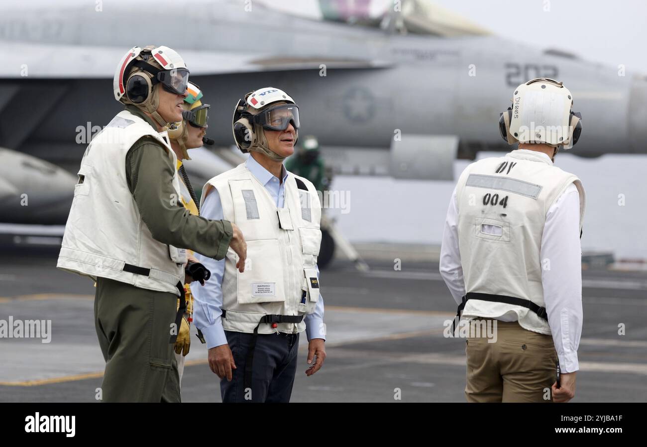 South Korea. November 14, 2024. U.S. Ambassador to Japan Rahm Emanuel ...