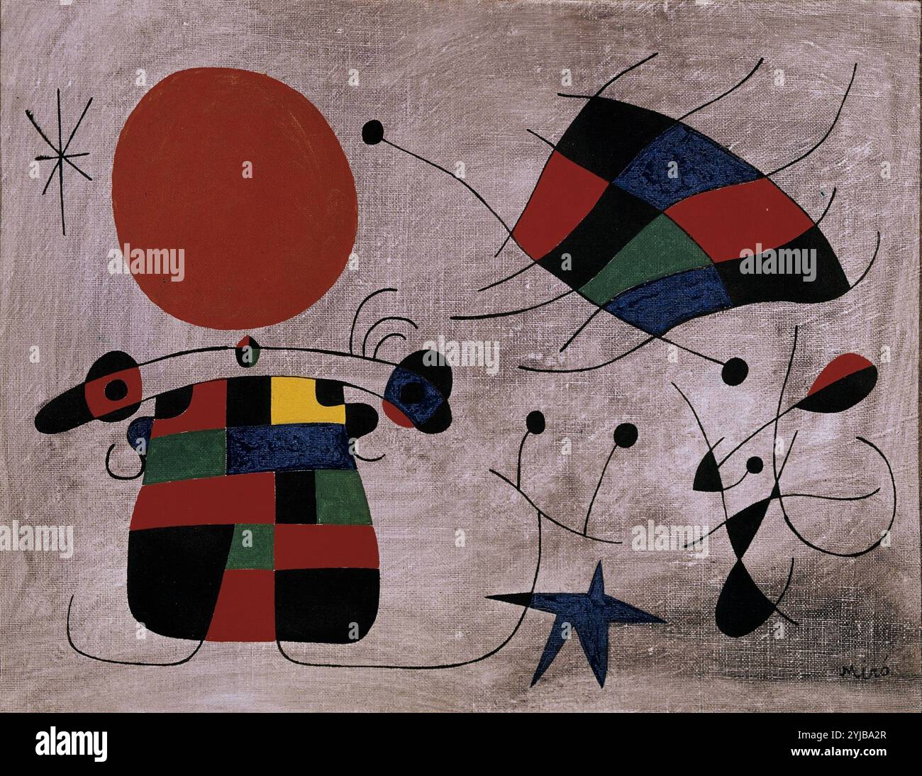 MIRO , JOAN. PINTOR ESPAÑOL. BARCELONA 1893 - 1983 Stock Photo - Alamy