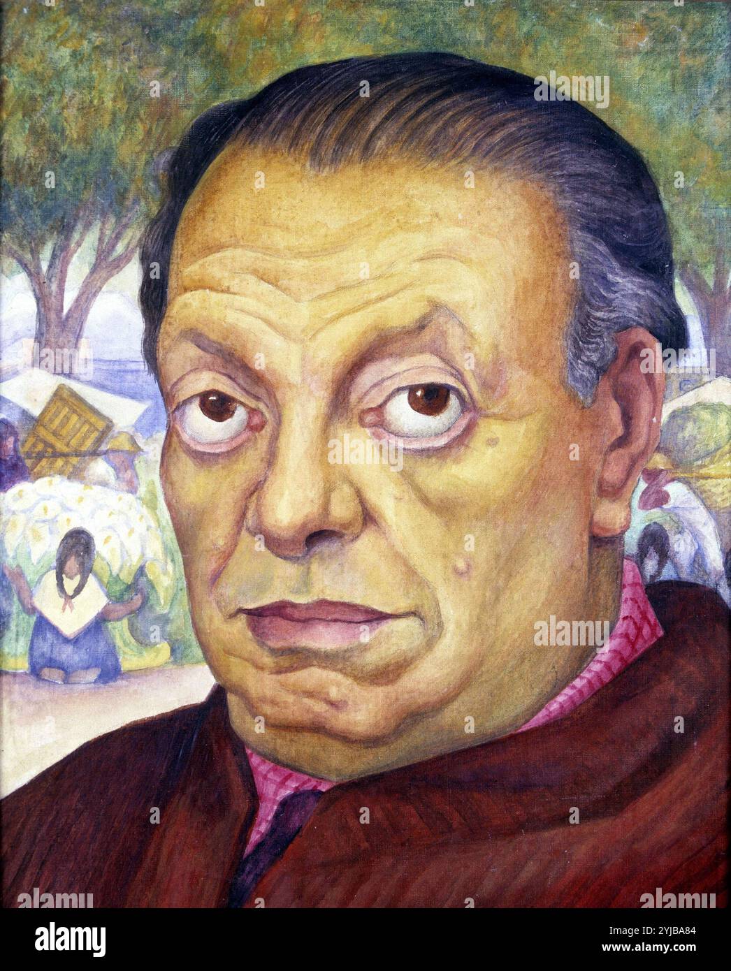 Diego Rivera Self Portrait 1907 Rivera's Paris | AMFA