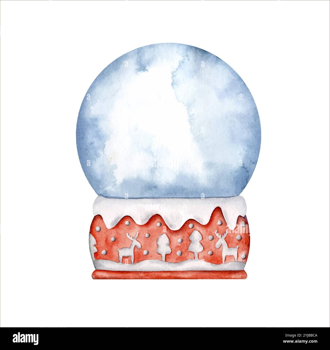 Patterns in snow on Stock Vector Images - Alamy