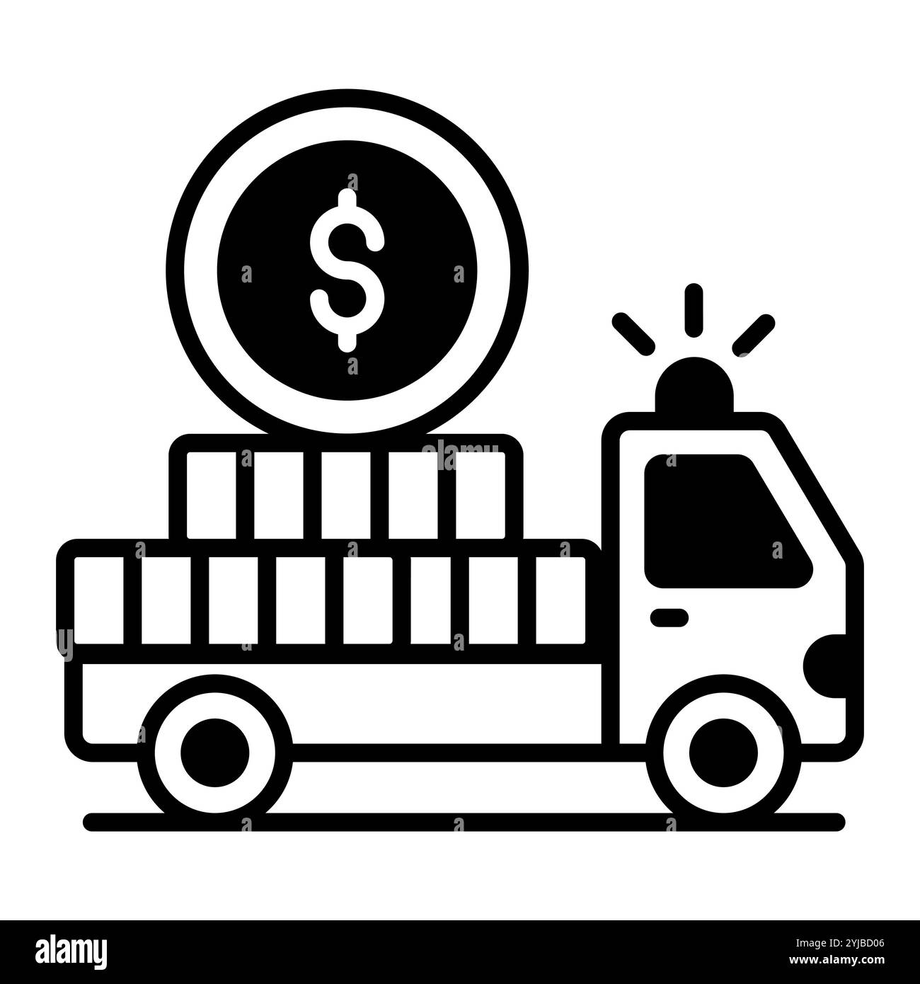 Cash money delivery Stock Vector Images - Alamy