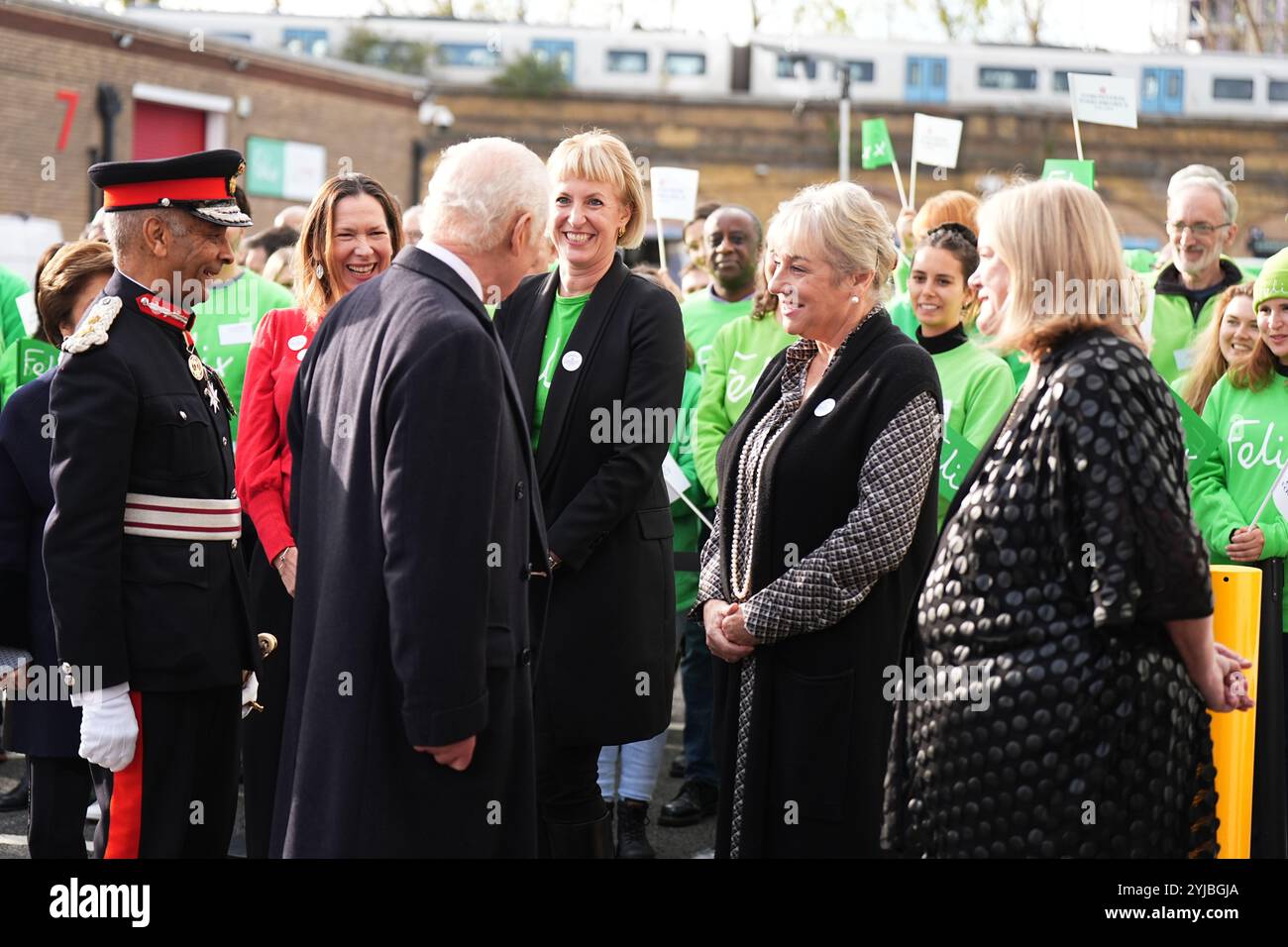 King Charles III arrives for the opening of the first Coronation Food ...