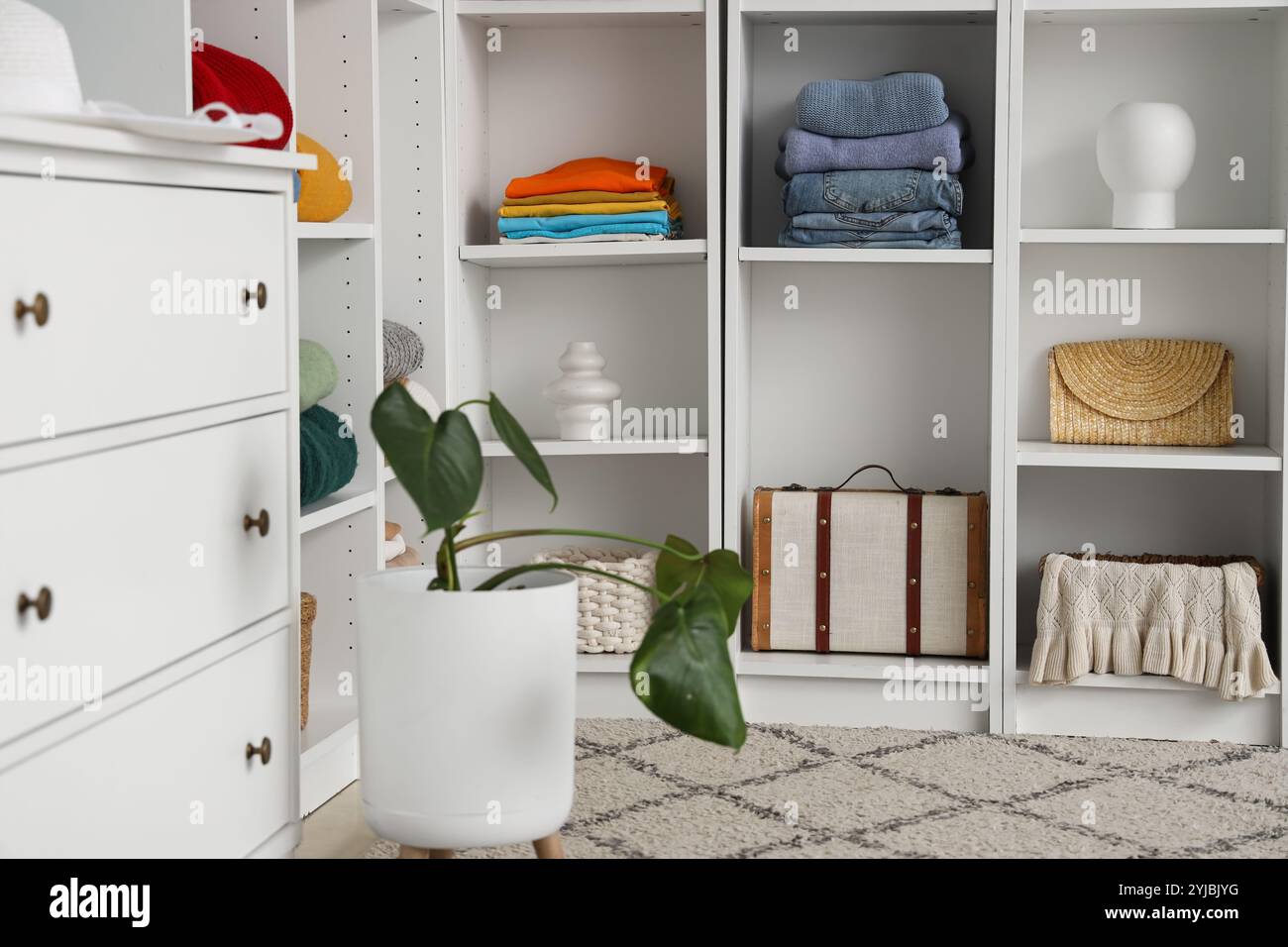 Chest drawers different folded hi-res stock photography and images - Alamy
