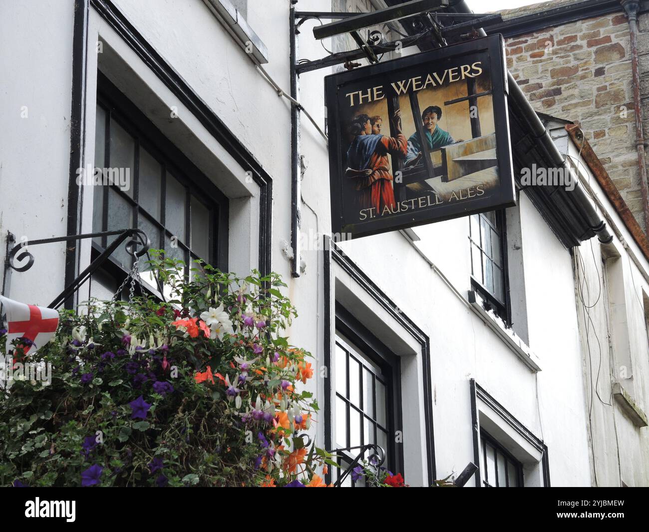 01 September 2024, Great Britain, Bodmin: Sign for a pub called "The ...