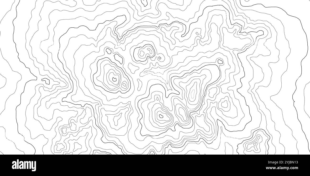 Topographic map vintage style background. Land topography map vector ...