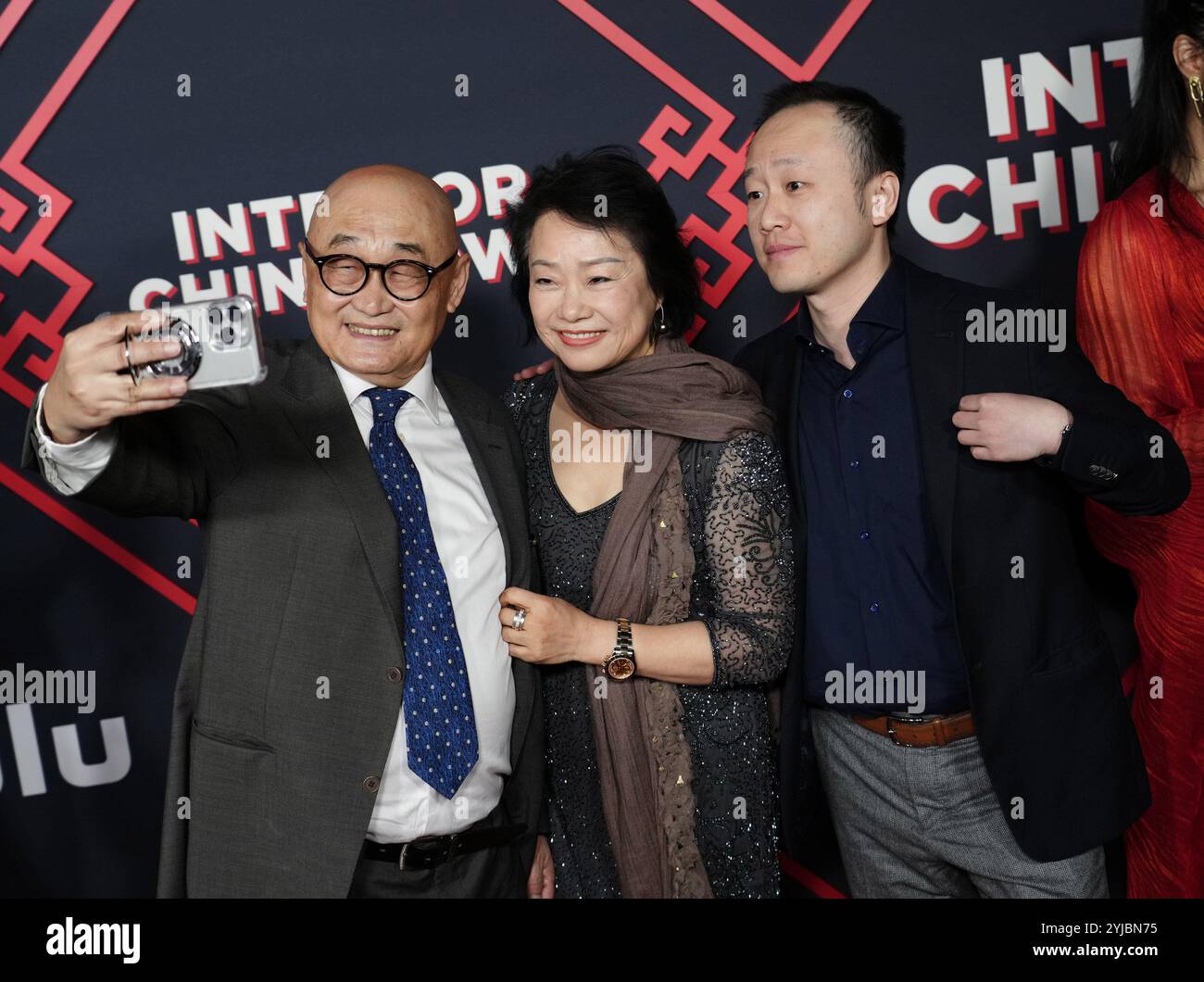 Los Angeles, USA. 13th Nov, 2024. (L-R) Jimmy O. Yang's parents Richard Ouyang andAmy Cheung ...