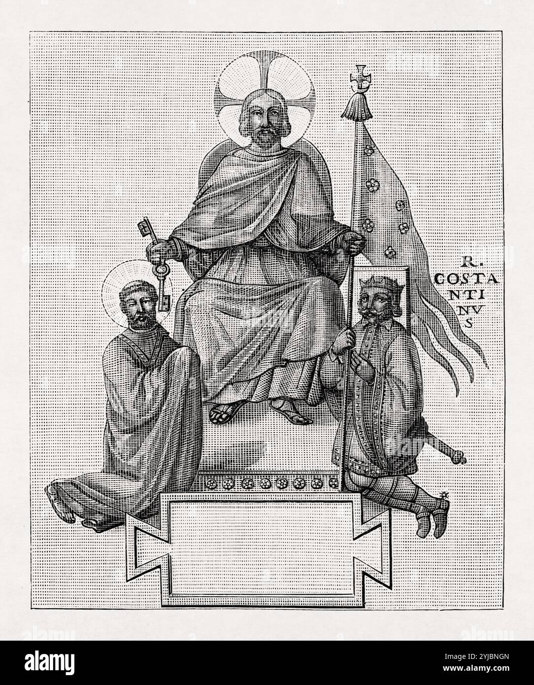 Spiritual Power and temporal Power dependent on Jesus Christ, who gives ...