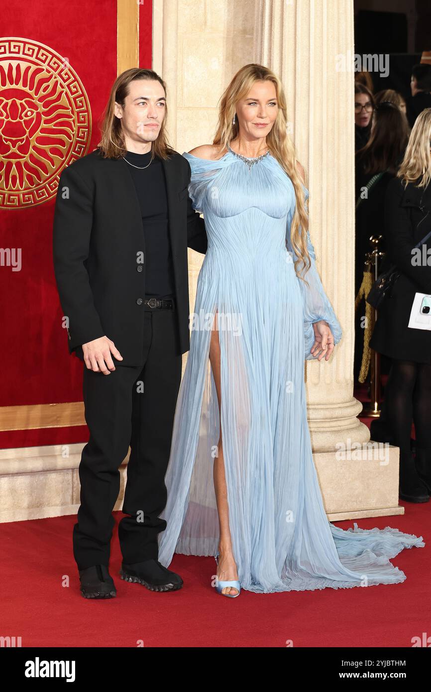 Connie Nielsen and Daniel Del Core, Gladiator II - Global Premiere ...