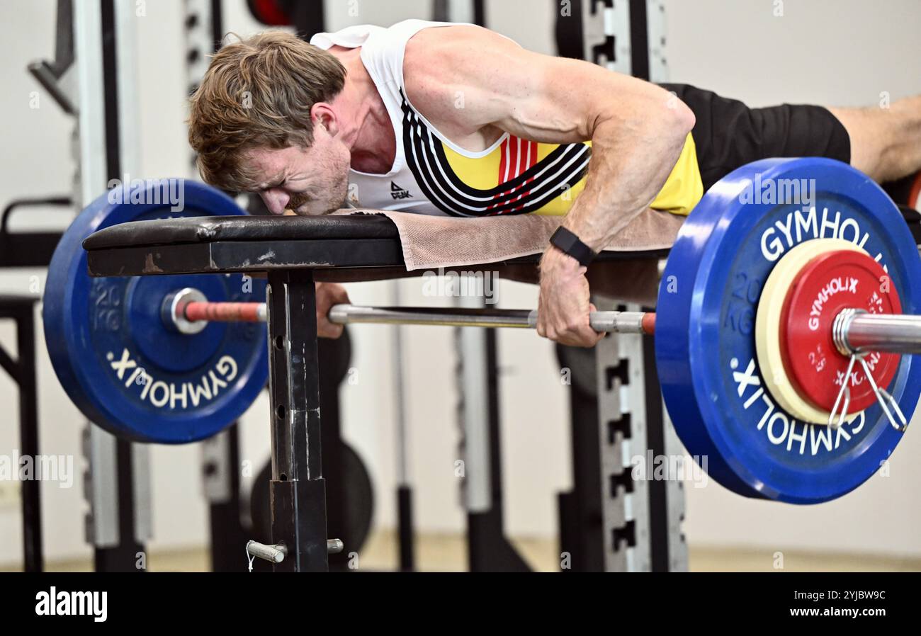 Belek, Turkey. 14th Nov, 2024. Belgian athlete Tim Brys pictured during ...