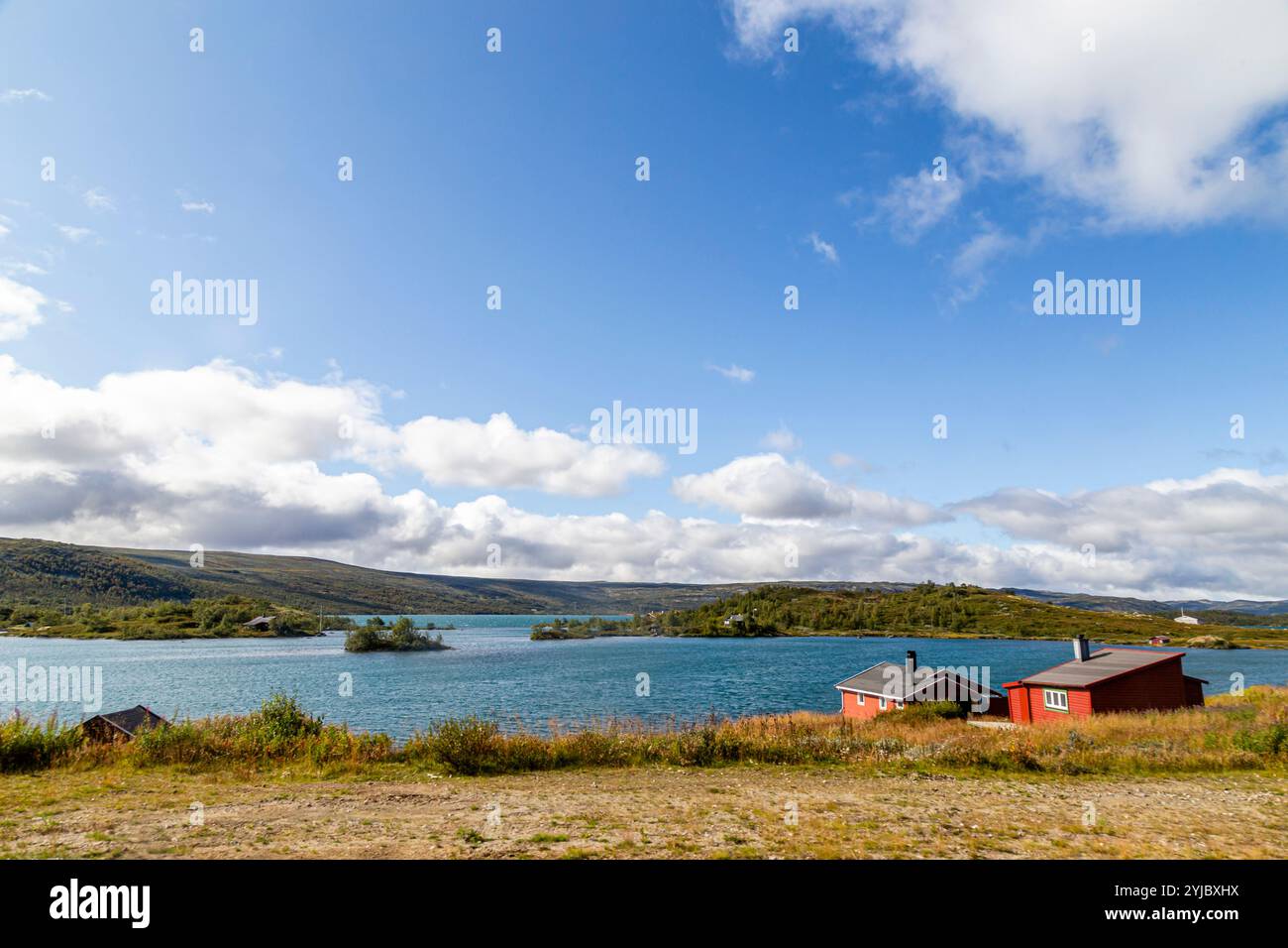 landscape at the railway track Oslo - Bergen, Norway Stock Photo - Alamy