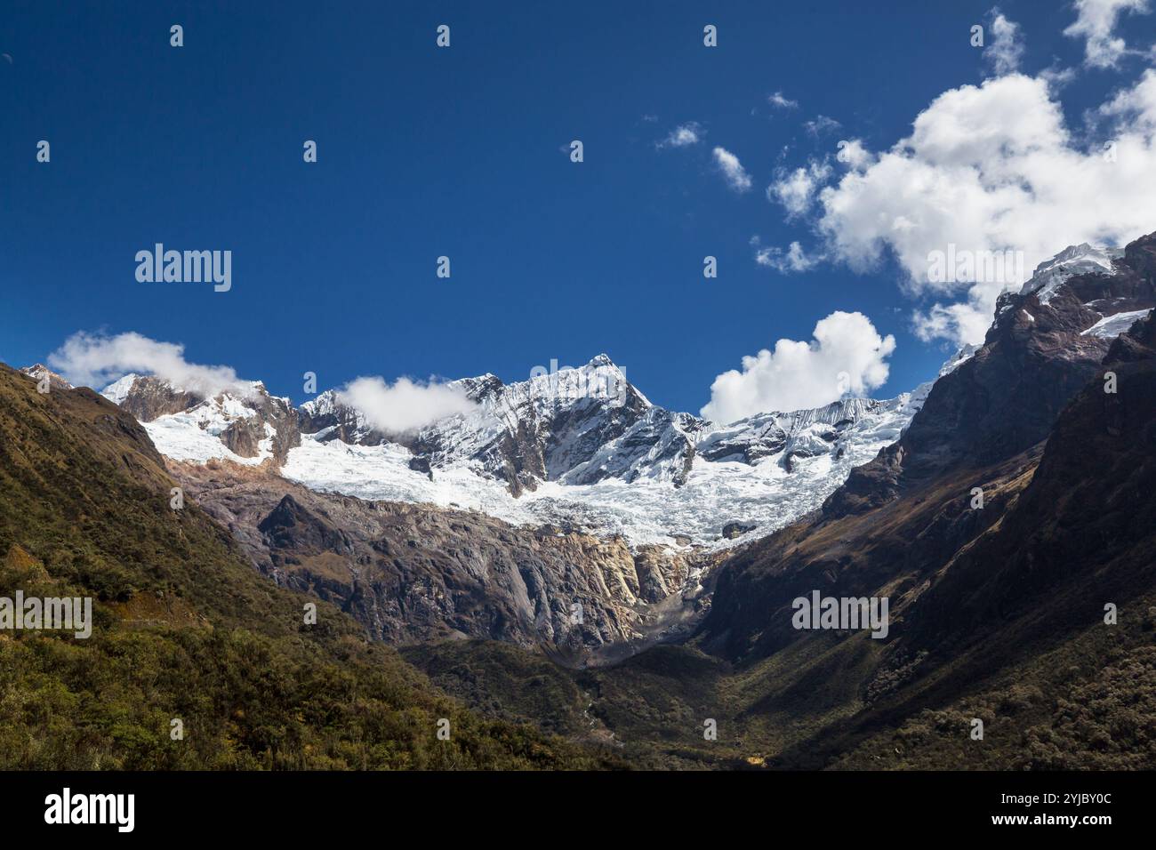 Beautiful mountains landscapes in Cordillera Blanca, Peru, South ...