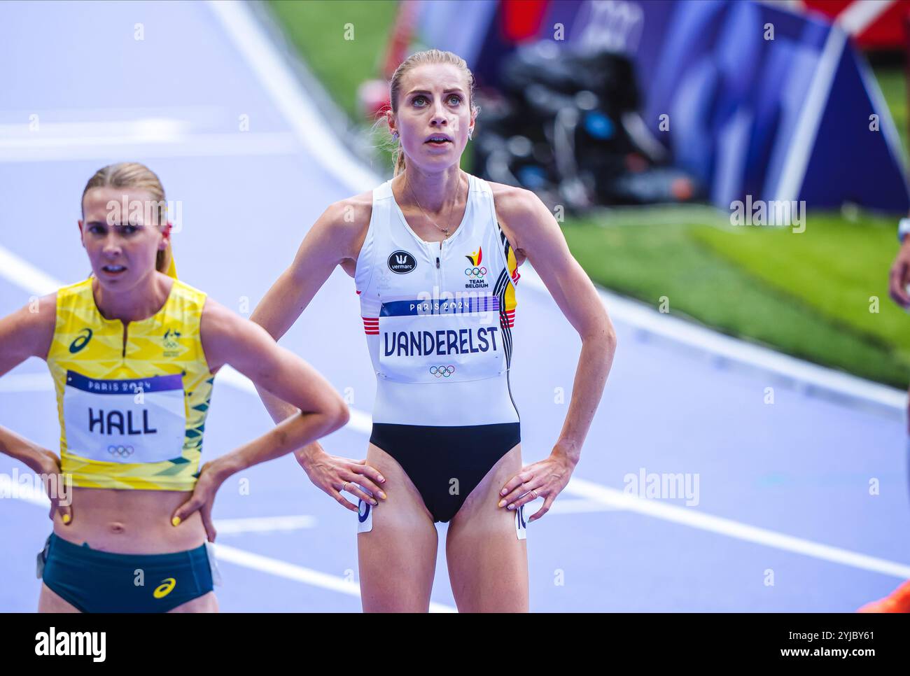 Elise Vanderelst participating in the 1500 meters at the Paris 2024 ... Elise Vanderelst participating in the 1500 meters at the Paris 2024 ...
