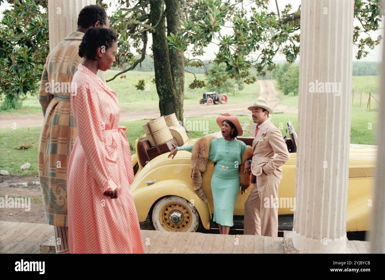THE COLOR PURPLE 1985 Warner Bros. film with from left: Danny Glover ...