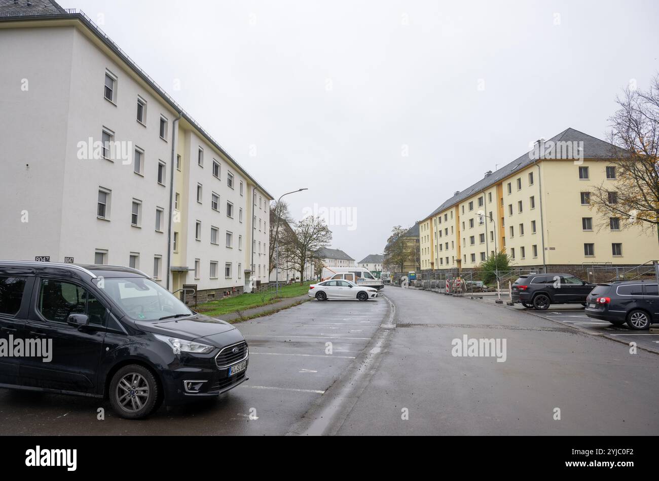 Baumholder, Germany. 14th Nov, 2024. Construction work on the expansion ...