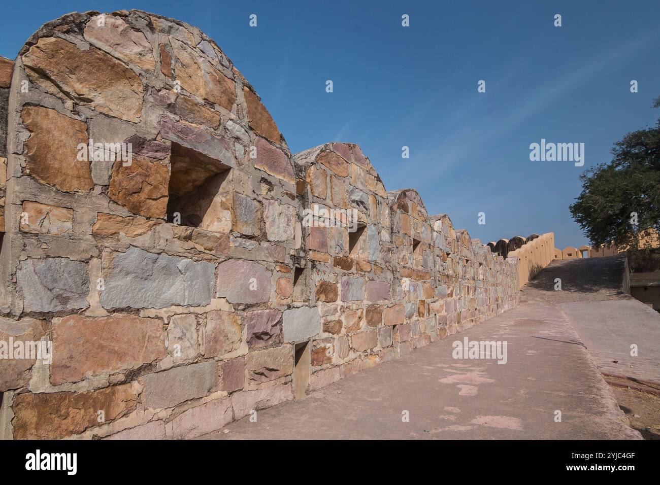 Fort walls of India Stock Photo - Alamy