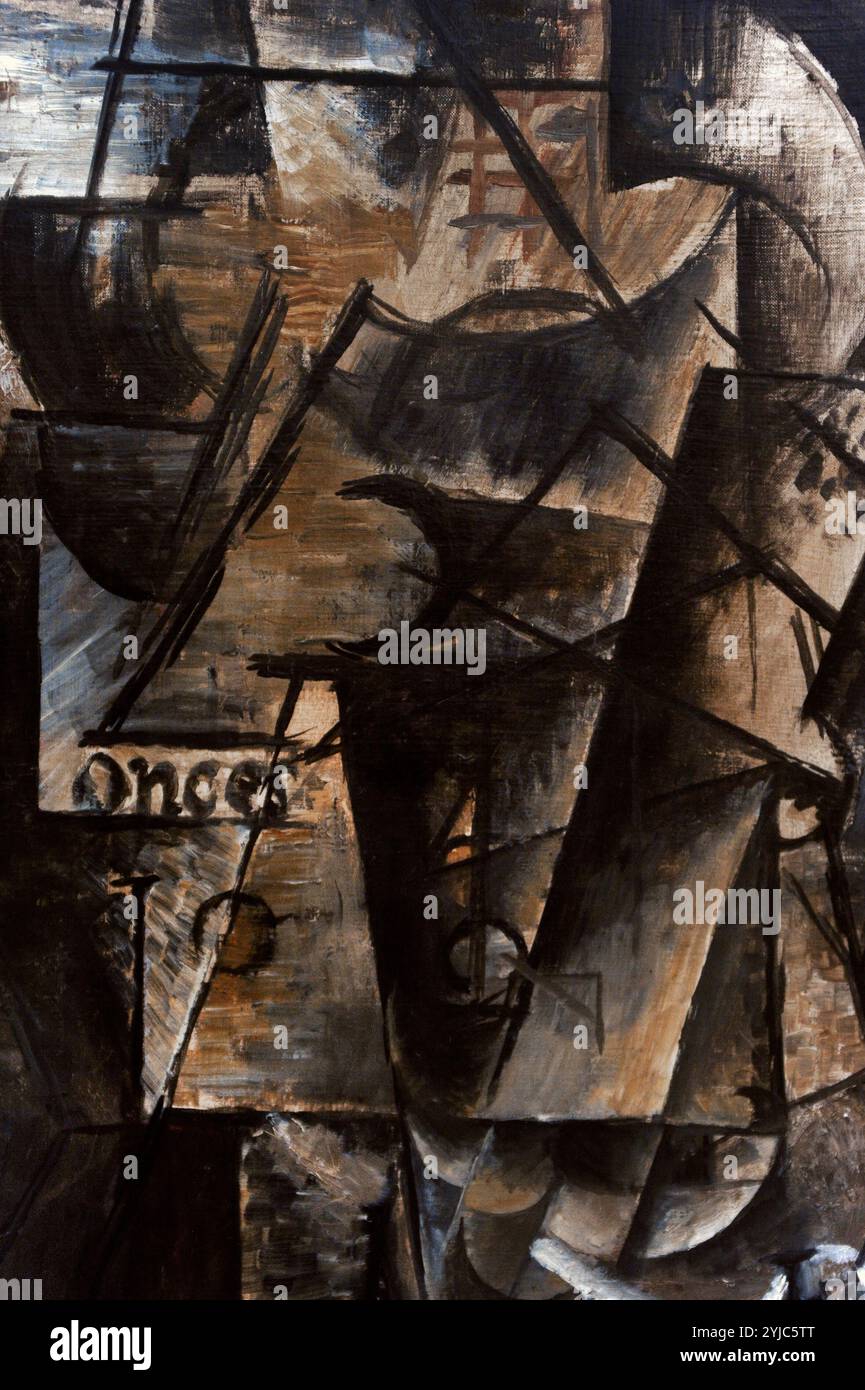 Pablo Ruiz Picasso (1881-1973). Spanish painter. Boxer, 1908. Oil on ...