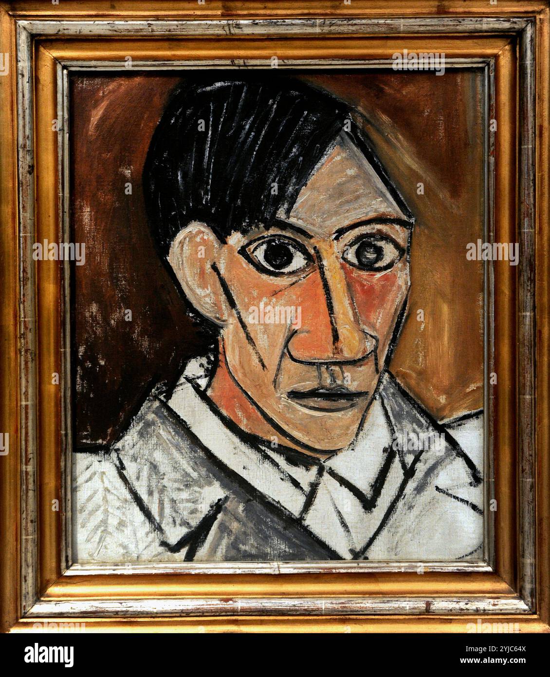 Pablo Ruiz Picasso (1881-1973). Spanish painter. Selfportrait, 1907 ...