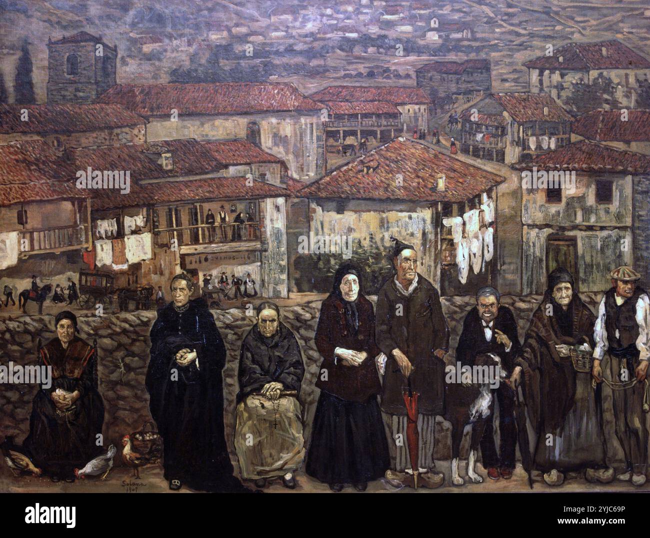 JOSE GUTIERREZ SOLANA. PINTOR ESPAÑOL. MADRID 1886-1945. " LOS ...