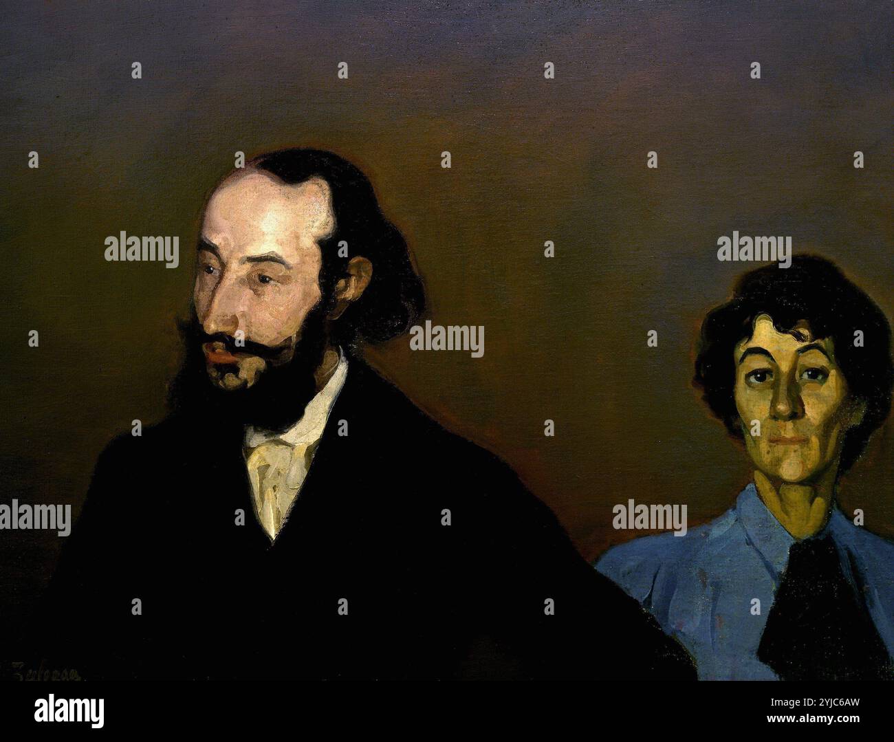 Retrato de Charles Maurice y su mujer/1896. Museum: COLECCION ZULOAGA ...
