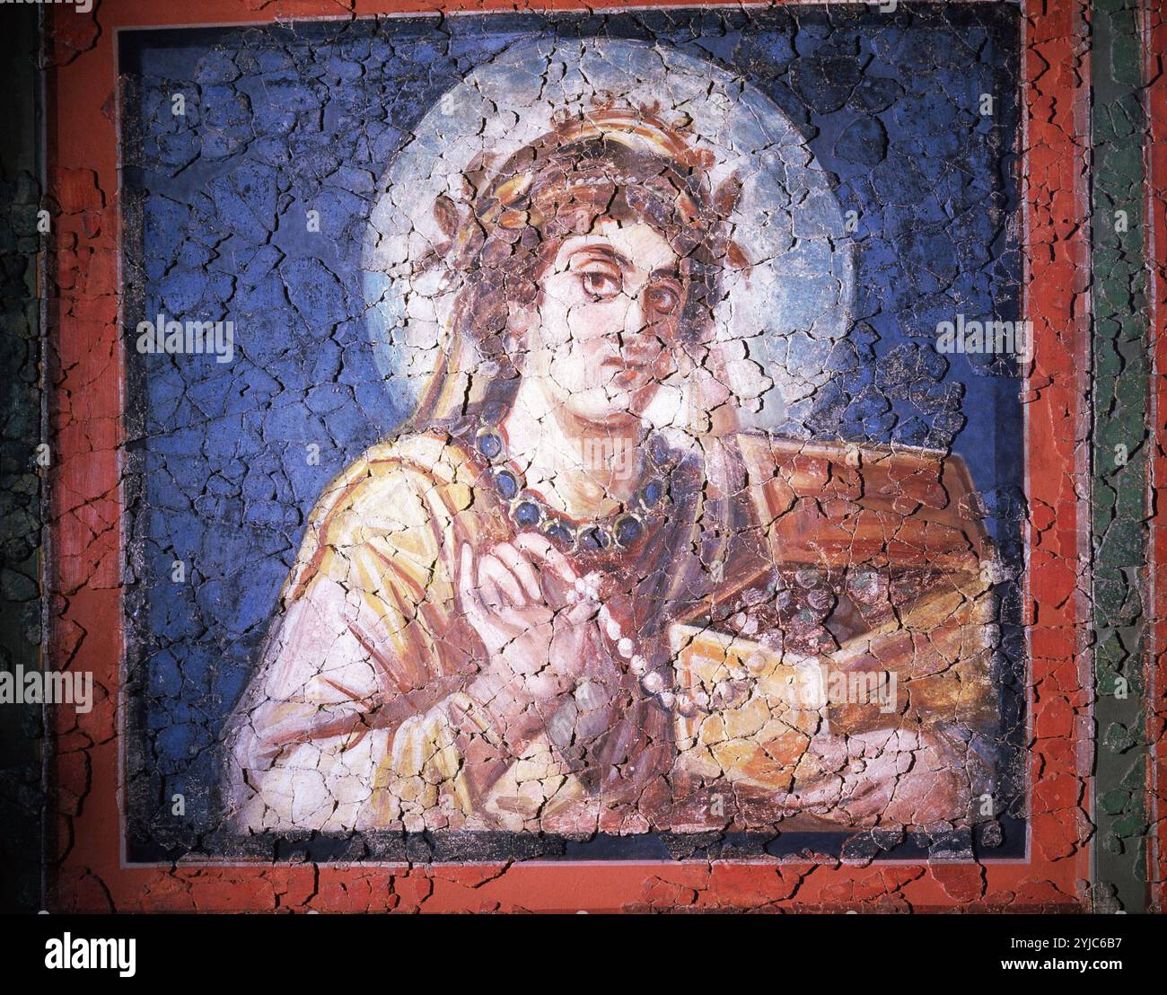 Ceiling Fresco from Palace of Constantine and Helena at Trier 4th ...