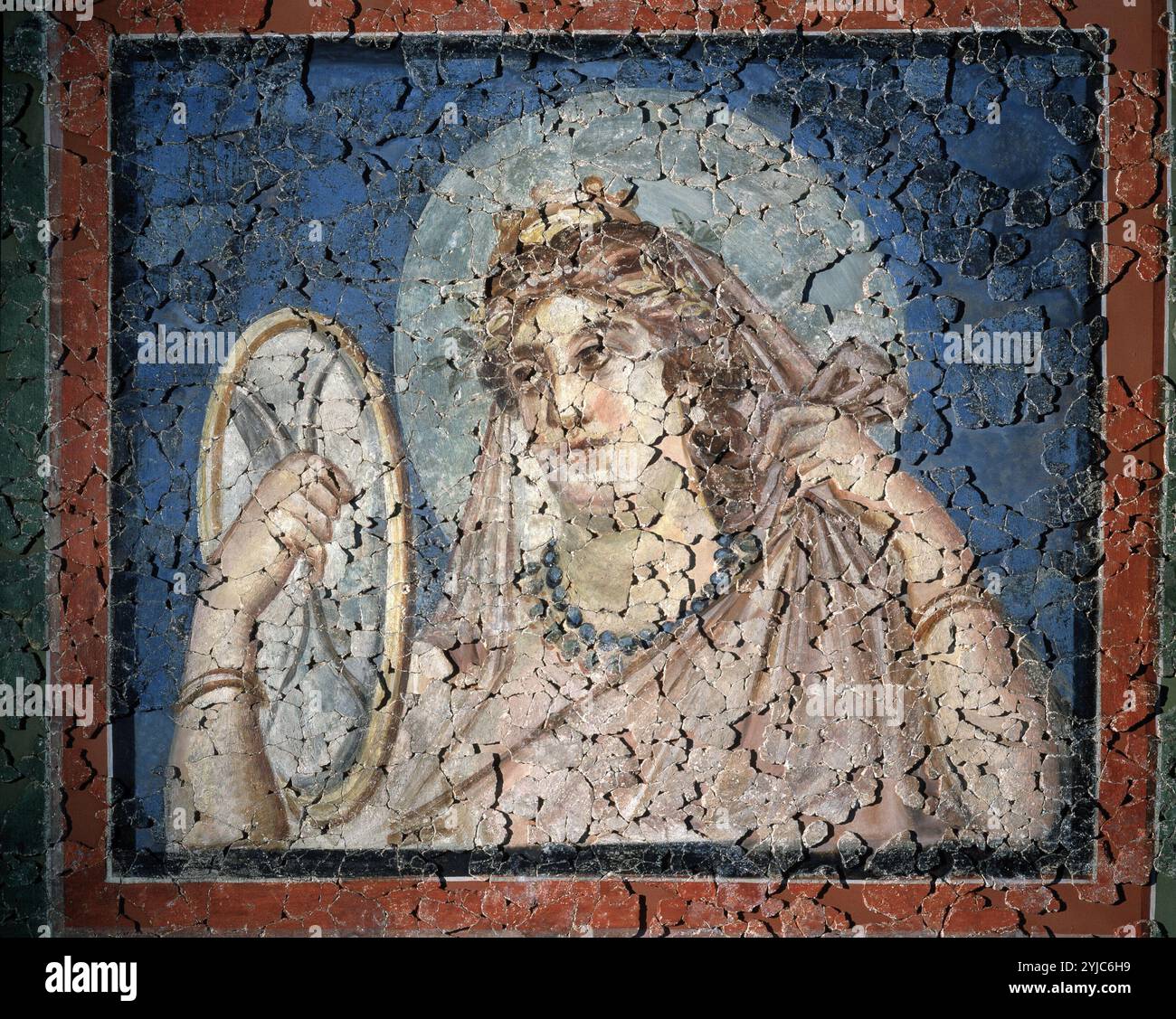 Ceiling Fresco from Palace of Constantine and Helena at Trier 4th ...