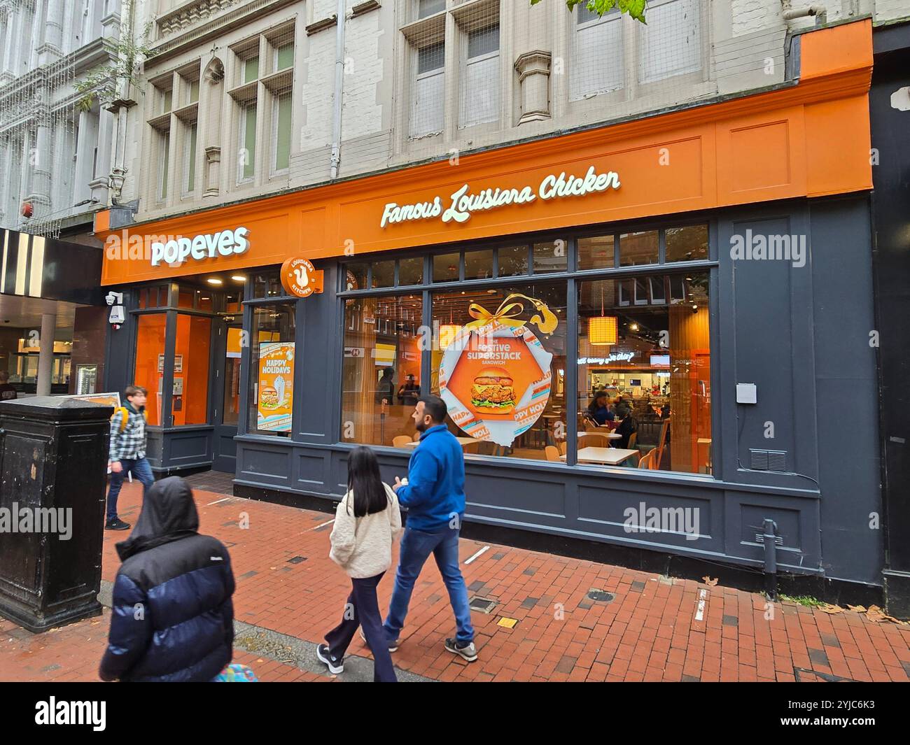 Popeyes, Famous Louisiana Chicken fast food restaurant in Broad Street ...