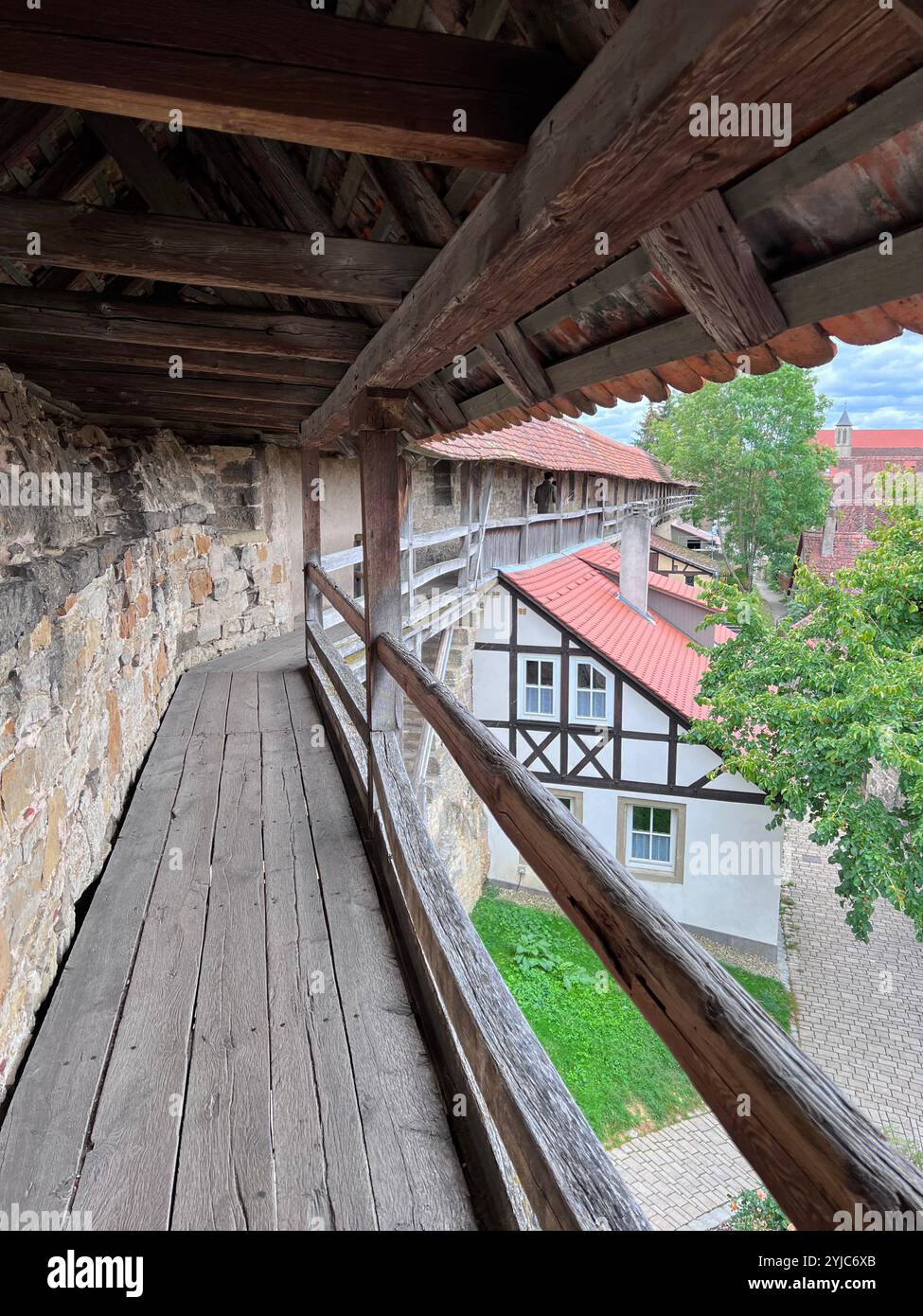 View from inside Rothenburg walls - Rothenburg ob der Tauber, Bavaria ...