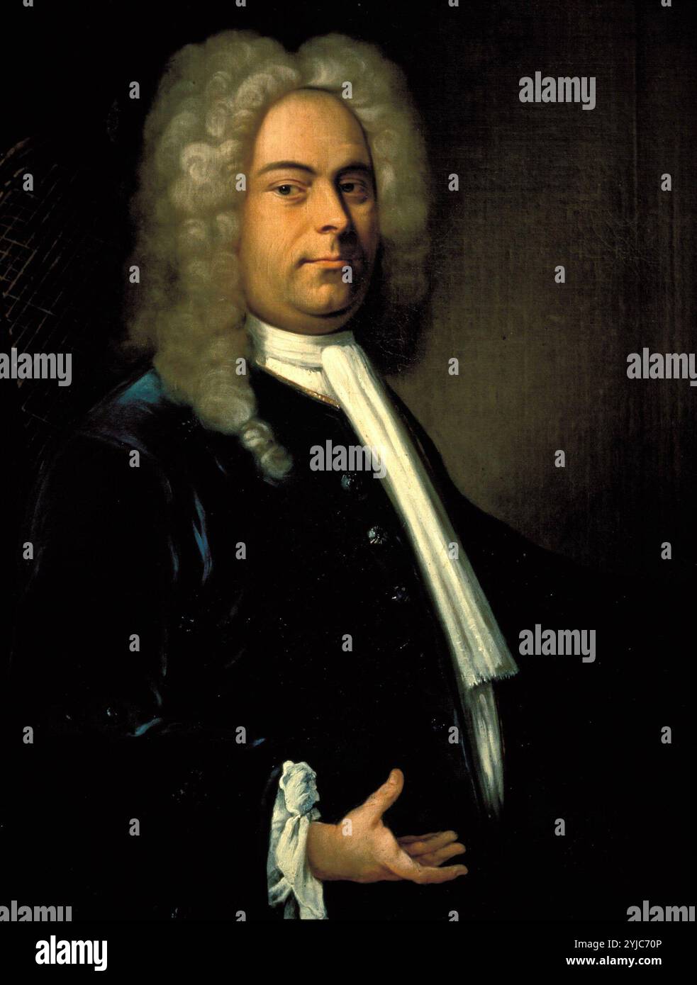 Portrait of German composer Georg Friedrich Handel (1685 - 1759 ...