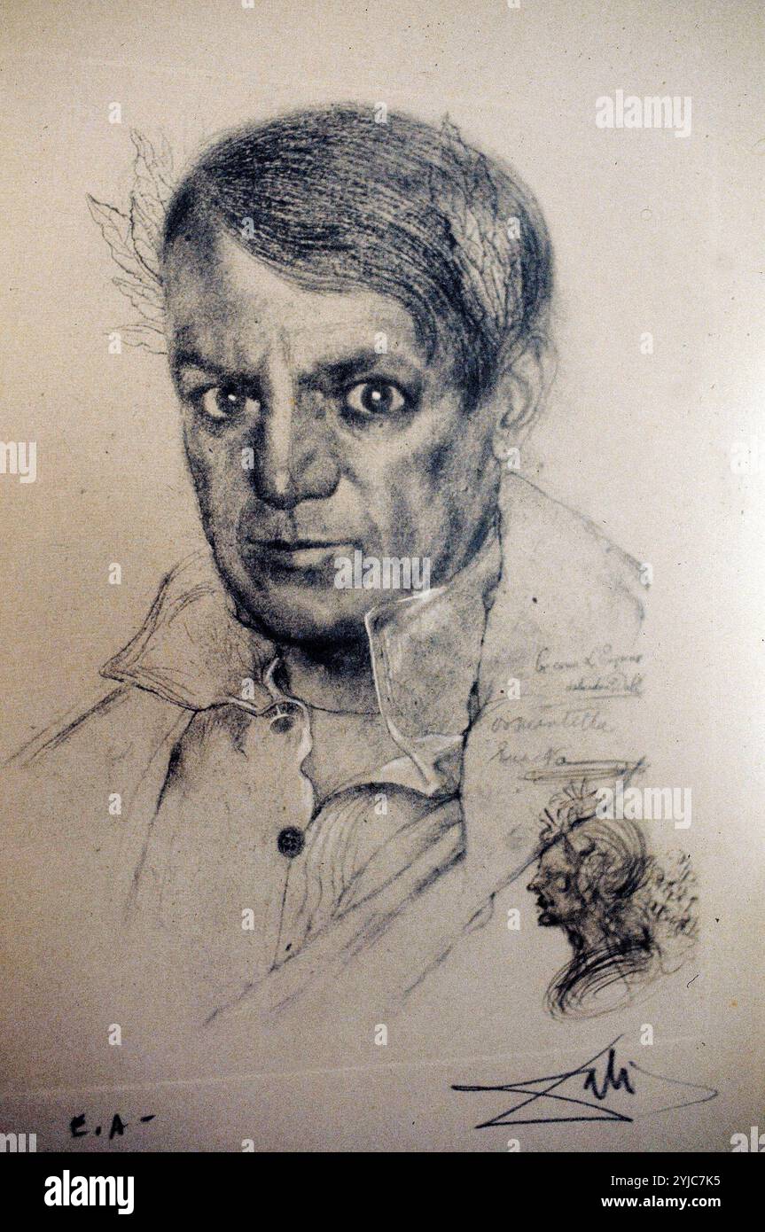 PICASSO , PABLO RUIZ. PINTOR ESPAÑOL . MALAGA 1881 - 1973. DIBUJO POR ...