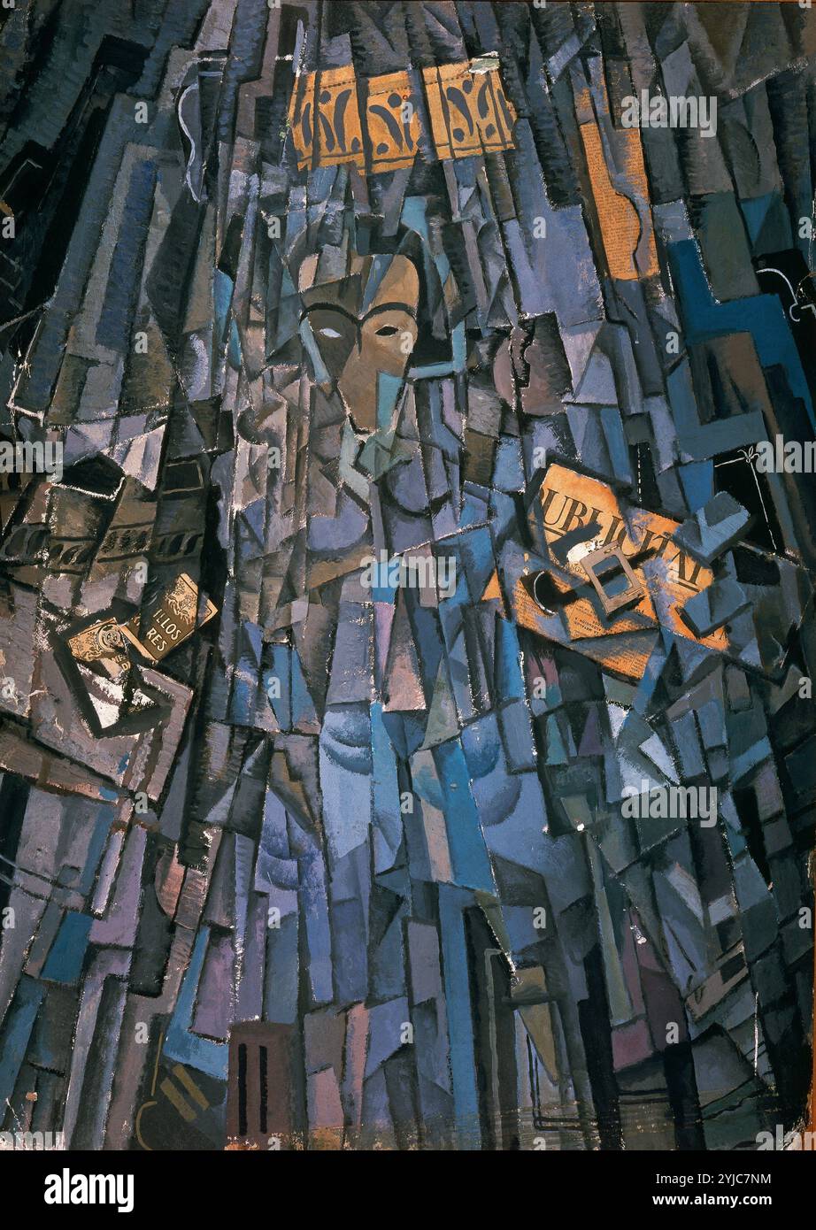 AUTORRETRATO CUBISTA - 1923 - 105 X 75 CM. Author: SALVADOR DALI ...