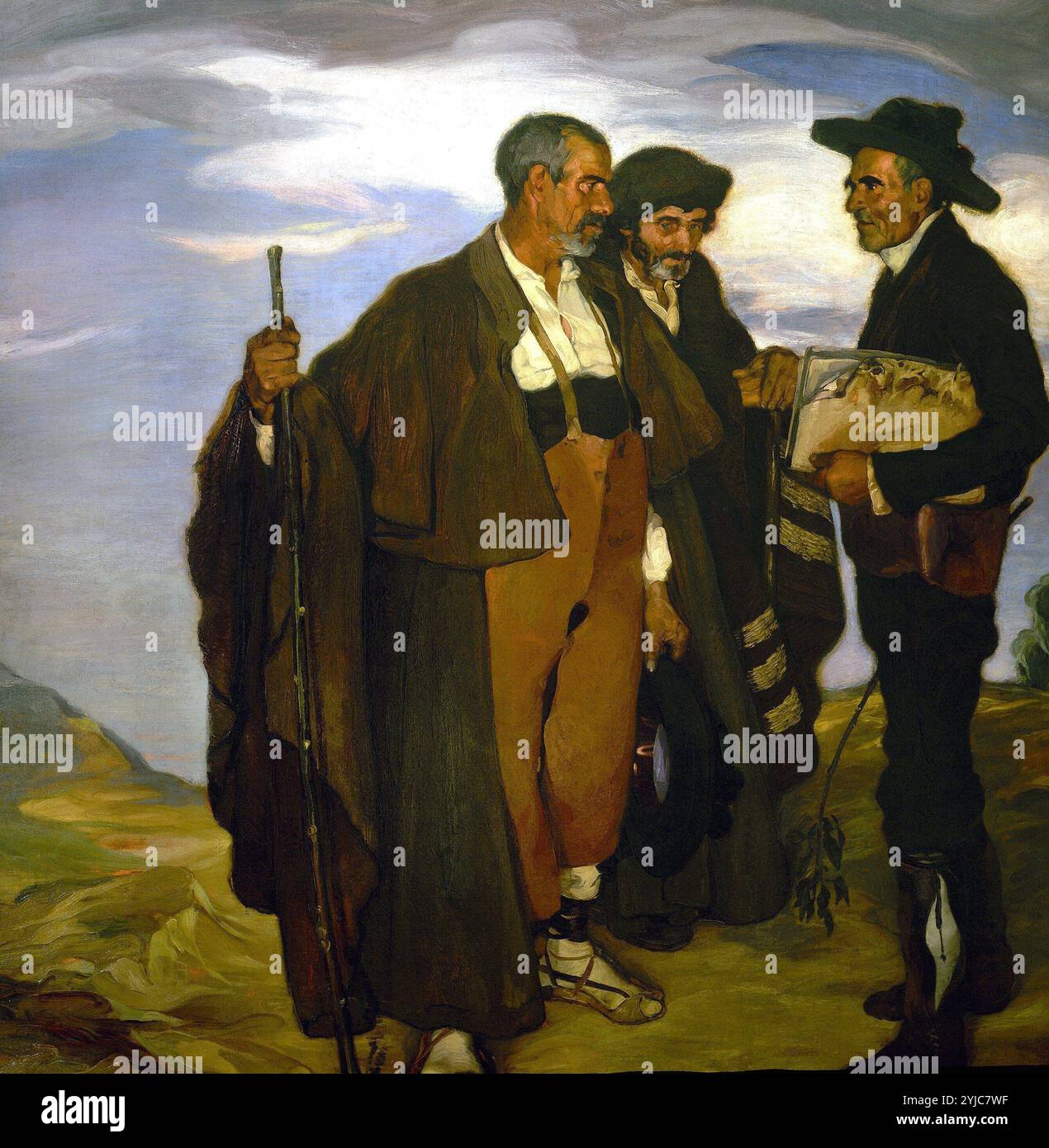 Retrato del Alcalde de Torquemada y sus concejales/1905. Museum: MUSEE ...