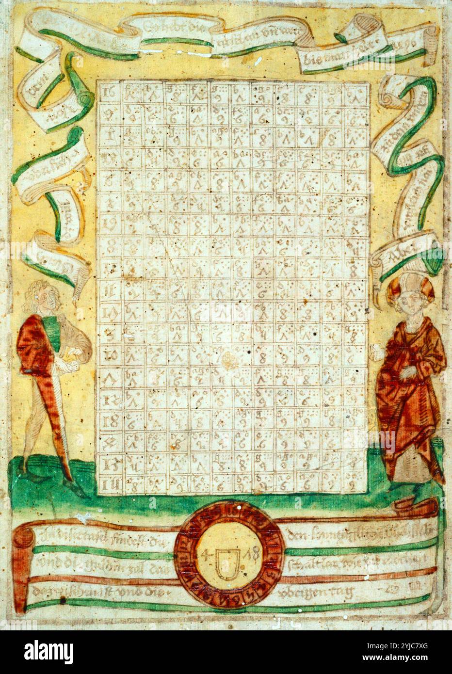 Astronomical calendar manuscript hi-res stock photography and images ...
